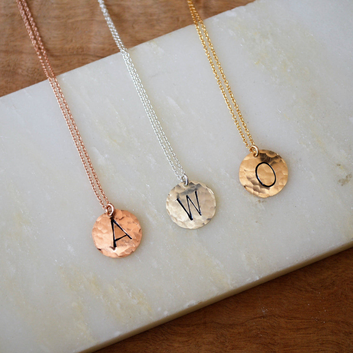 Single letter pendant store